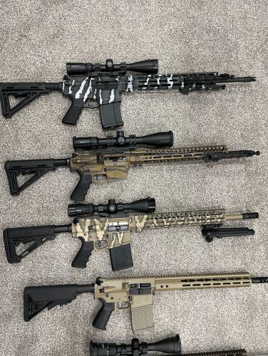 GSA Gun Smith Arms Cerakote Spraying Cerkoted firearms spraying cerakote